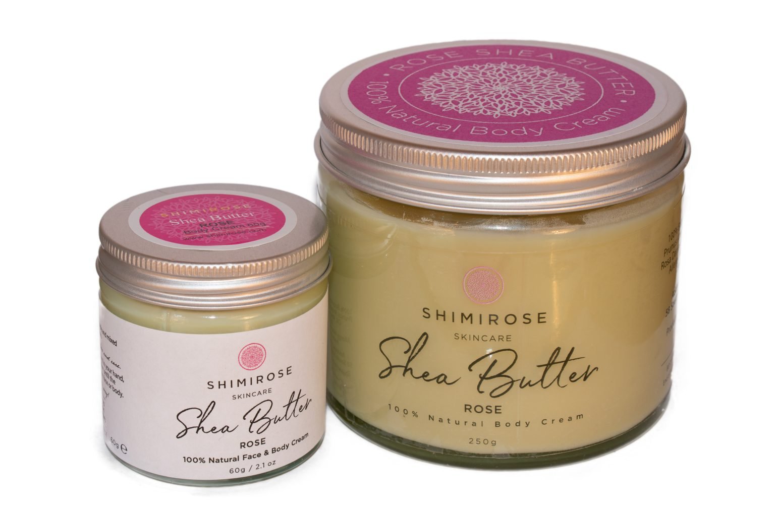 Rose & Almond Moisturising Shea Butter 60g - SHIMIROSE